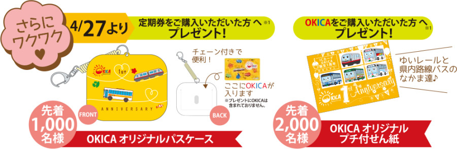 present | 沖縄の交通ICカード OKICA（オキカ）